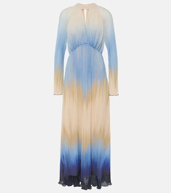 Simkhai Calina Pleated Midi Dress - Multicoloured