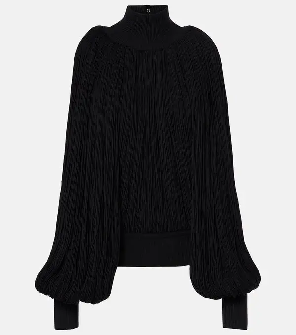 Alaïa Fringed Wool Sweater