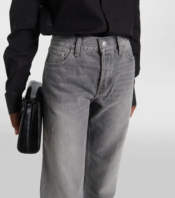 RE/DONE High-rise Straight Leg Jeans