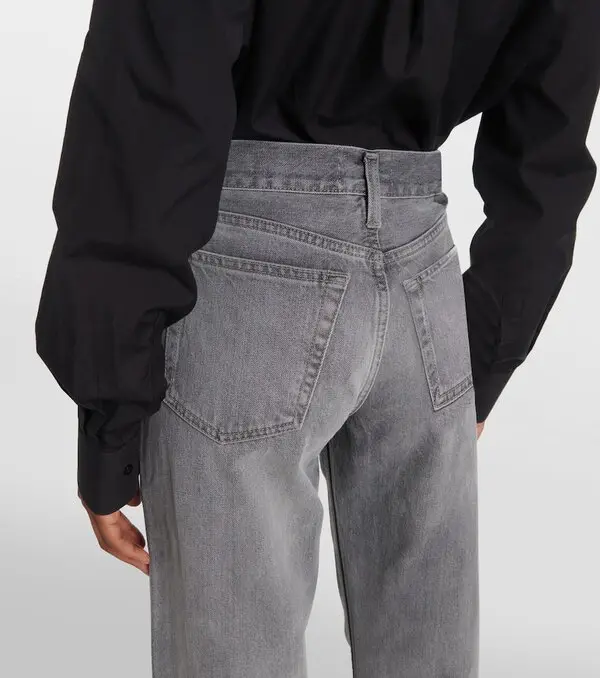 RE/DONE High-rise Straight Leg Jeans