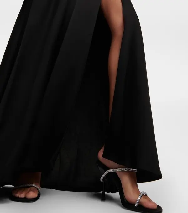 Simkhai Finley Satin Gown - Black