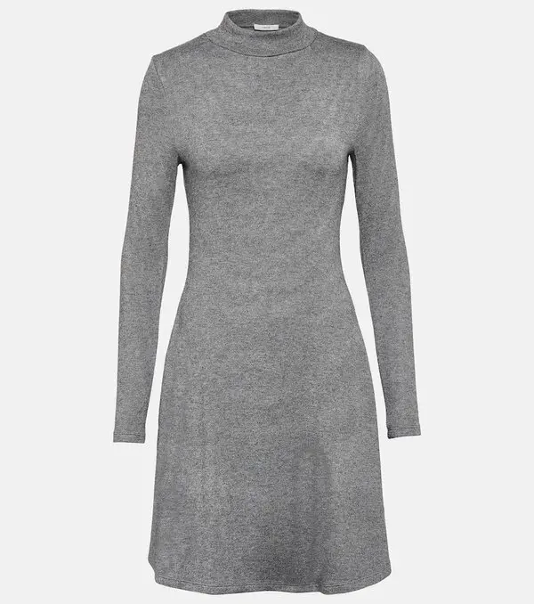 Vince Mock Neck Mini Dress