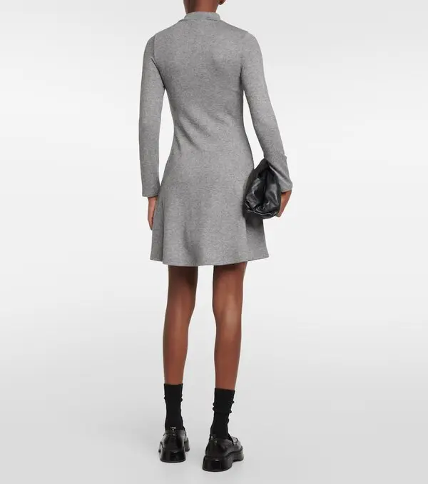 Vince Mock Neck Mini Dress