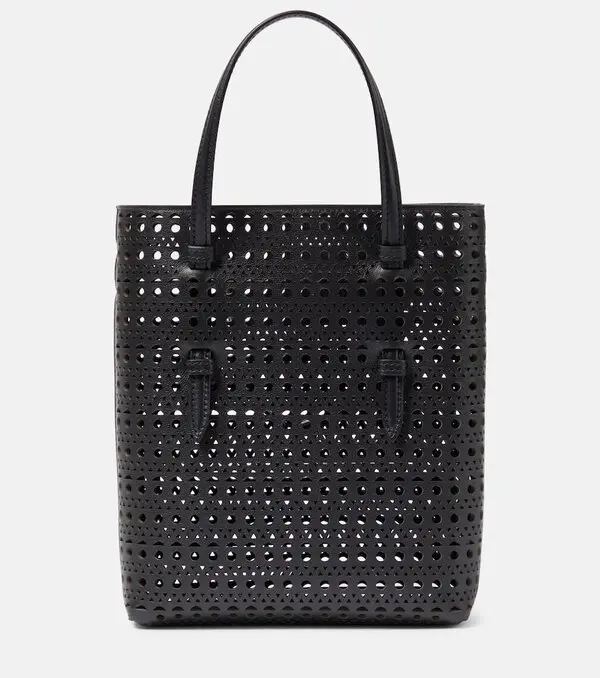 Alaïa Mina Ns Vienne Wave Leather Tote Bag
