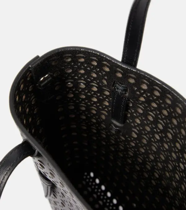 Alaïa Mina Ns Vienne Wave Leather Tote Bag