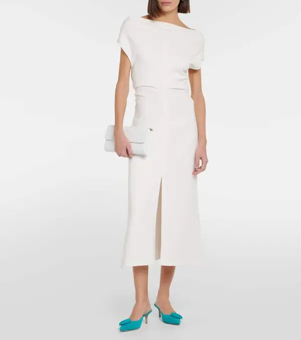 GIANVITO ROSSI Portofino 55 Suede Mules - Turquoise