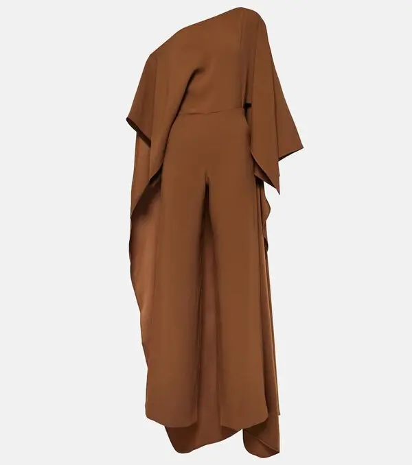 TALLER MARMO Jerry Draped Jumpsuit - Brown