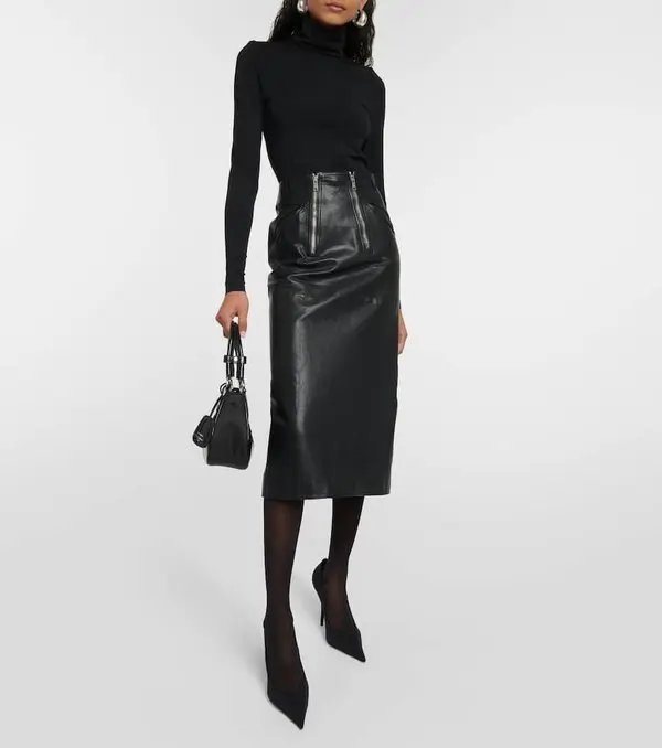 Wolford Aurora Jersey Turtleneck Top