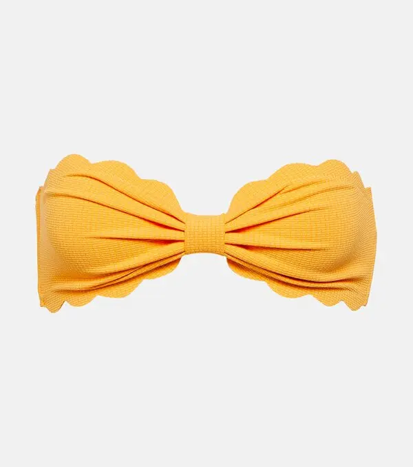 Marysia Antibes Bandeau Bikini Top - Orange