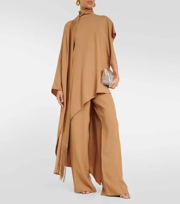 TALLER MARMO High-rise Wide-leg Trousers