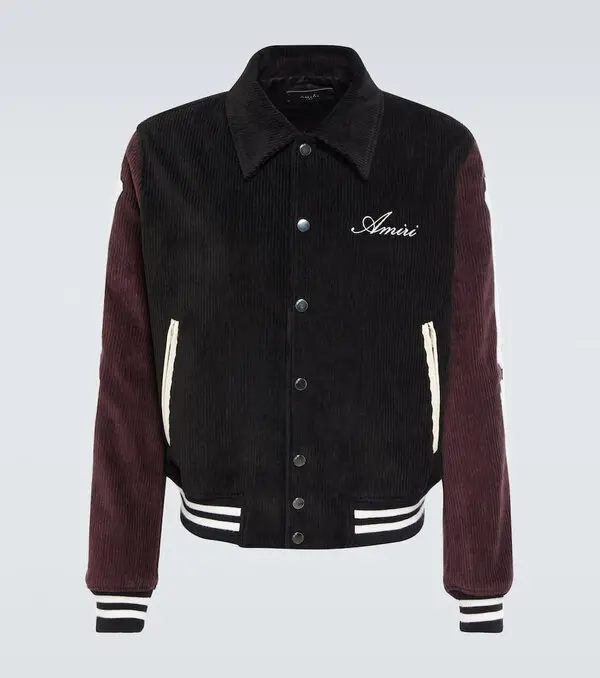 Amiri Corduroy Varsity Jacket