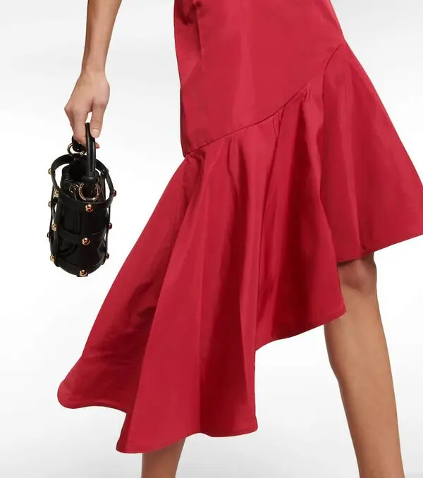 Polo Ralph Lauren Ruffled Taffeta Midi Dress