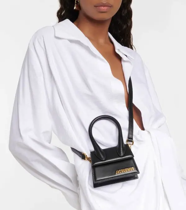 Jacquemus Le Chiquito Leather Tote - Black