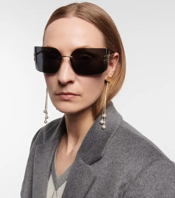 Miu Miu Rectangle Sunglasses