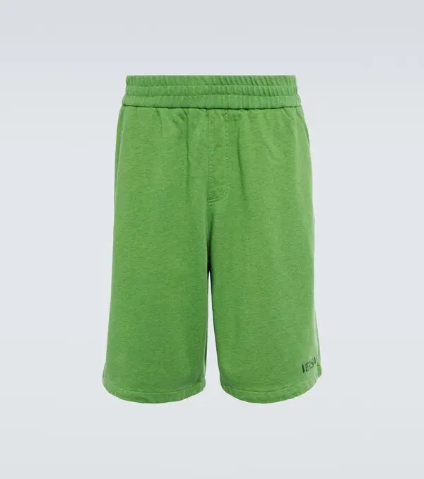 Versace Cotton Jersey Shorts