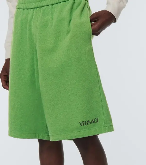Versace Cotton Jersey Shorts