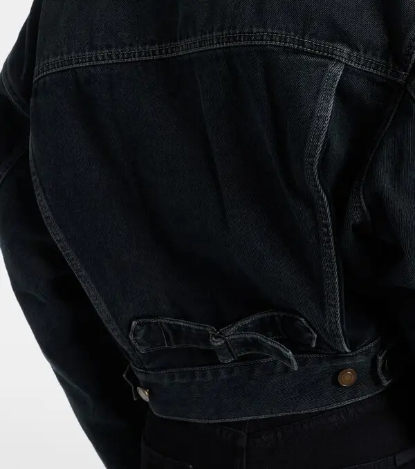 Saint Laurent Cropped Denim Jacket