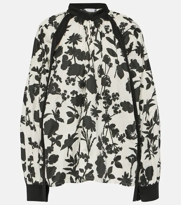 Max Mara Gaetana Floral Top