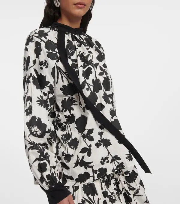 Max Mara Gaetana Floral Top