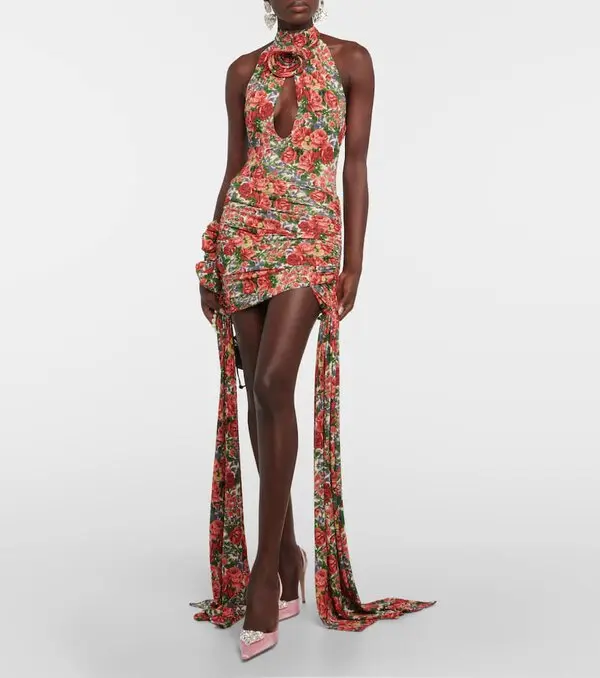 Magda Butrym Floral Halterneck Top
