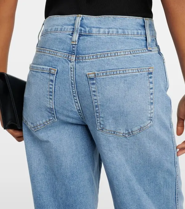 FRAME Le Slim Palazzo High-rise Wide-leg Jeans - Blue