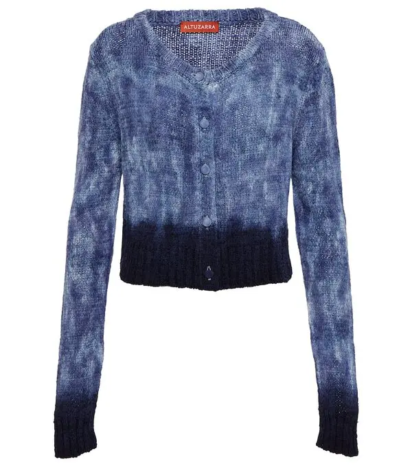 Altuzarra Stiles Tie-dye Silk Cardigan