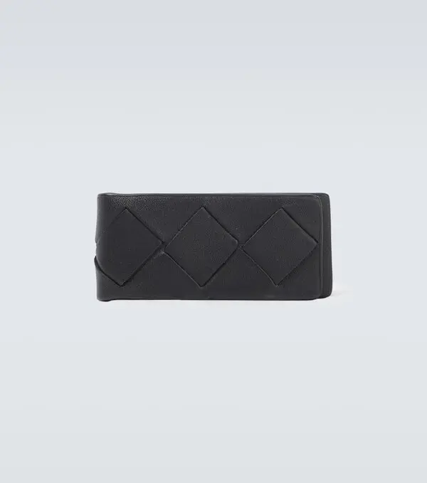 Bottega Veneta Intrecciato Leather Wallet - Black