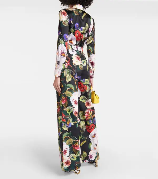 Dolce & Gabbana Floral Wide-leg Pants