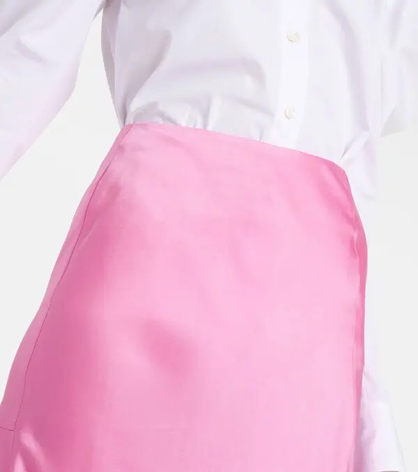 Stella McCartney Satin Midi Skirt
