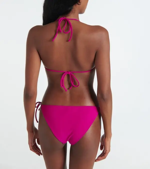 Valentino Garavani Triangle Bikini Set - Purple