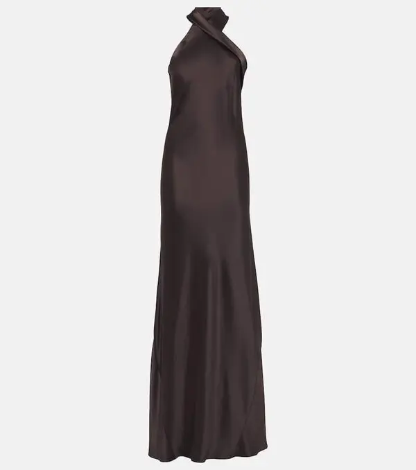 Galvan Pandora Halterneck Maxi Dress