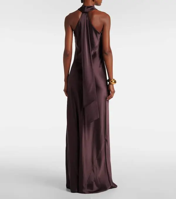 Galvan Pandora Halterneck Maxi Dress