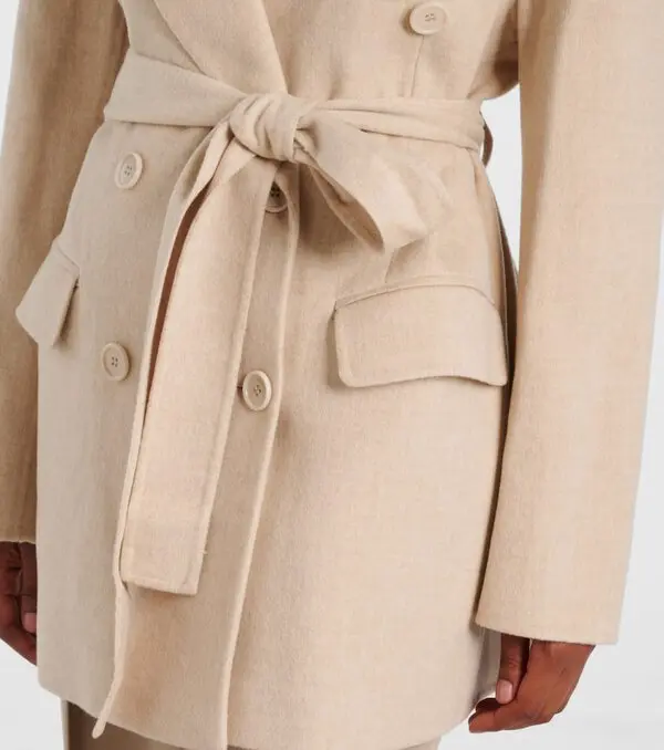 JOSEPH Double-breasted Belted Blazer