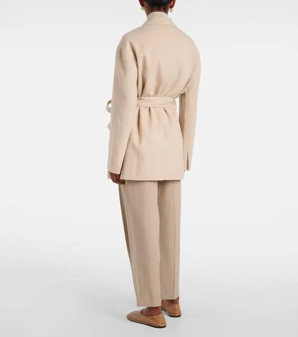 JOSEPH Double-breasted Belted Blazer