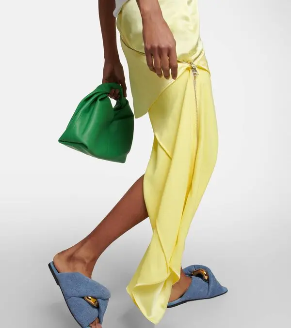 JW Anderson Asymmetric Crepe Miniskirt