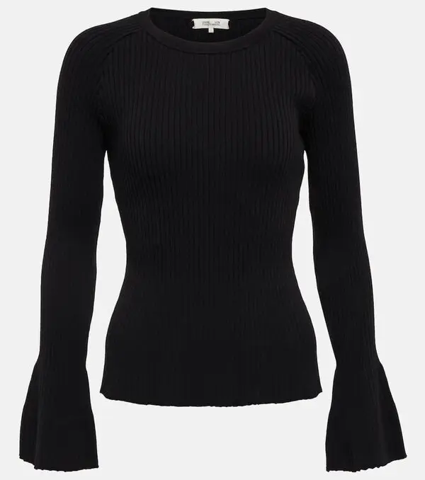 Diane Von Furstenberg Talley Ribbed-knit Sweater