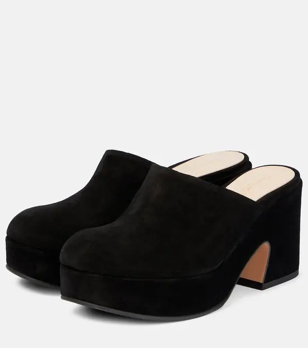 GIANVITO ROSSI Lyss Platform Clogs