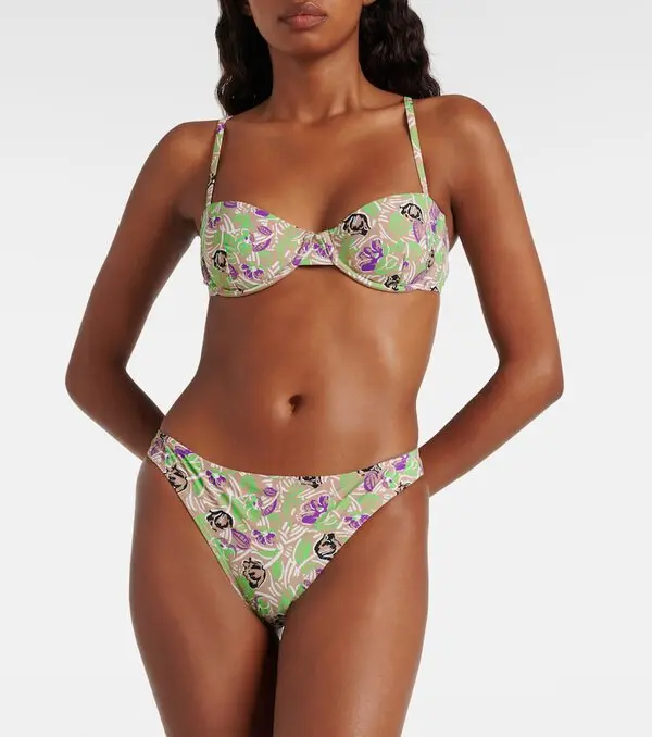 Tory Burch Floral Bikini Bottoms - Multicoloured
