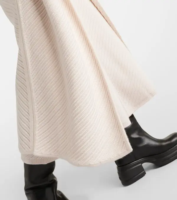 JOSEPH Ribbed-knit Wool-blend Coat
