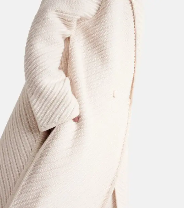 JOSEPH Ribbed-knit Wool-blend Coat