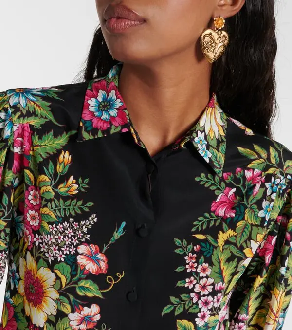 Etro Printed Silk Shirt