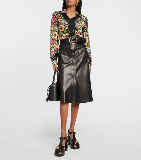 Etro Printed Silk Shirt