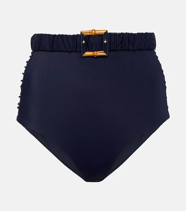 Johanna Ortiz High-rise Bikini Bottom - Blue