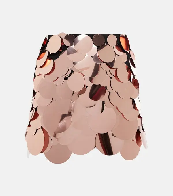 Attico Embellished Mini Skirt - Pink