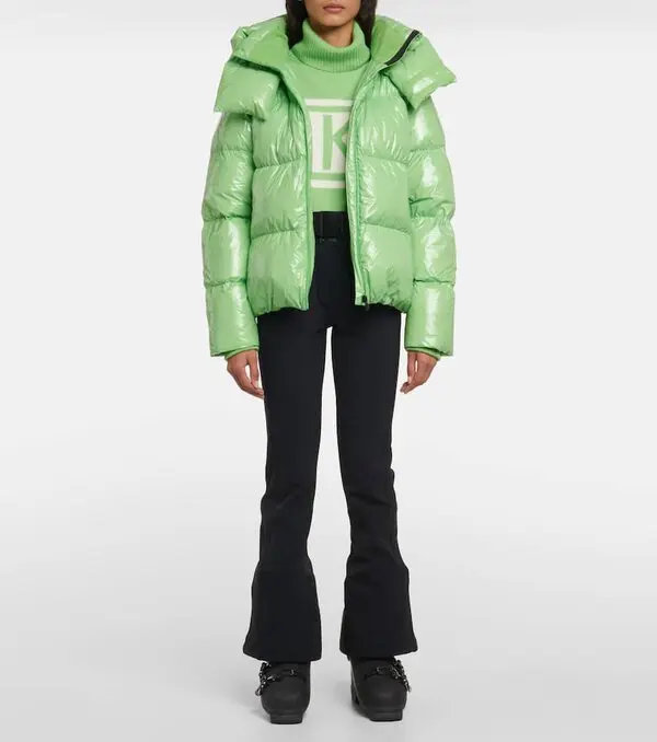 Perfect Moment Schild Intarsia Wool Sweater - Green