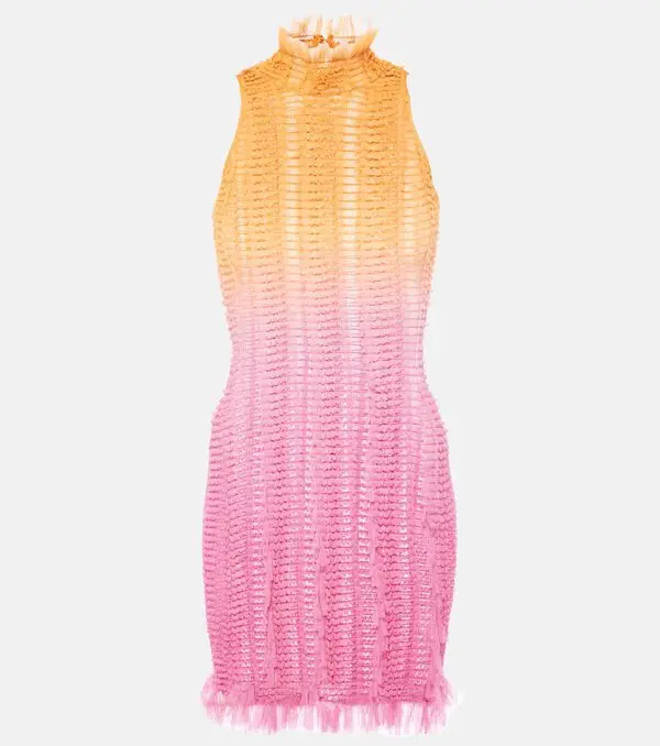 ROBERTA EINER Angel Printed Minidress - Orange