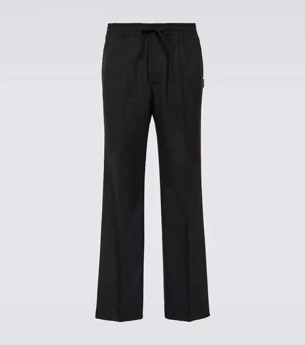Undercover Mid-rise Straight Pants - Black