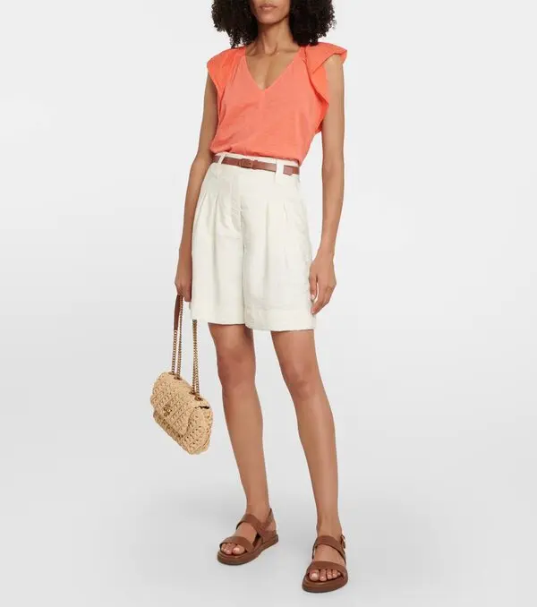 Velvet By Graham & Spencer Carly Cotton Top