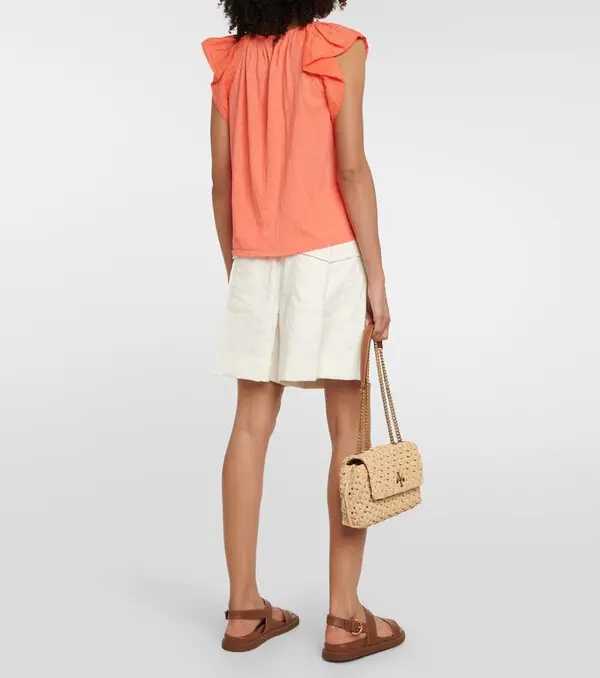 Velvet By Graham & Spencer Carly Cotton Top