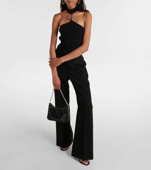 Simkhai Rubie Ribbed-knit Top - Black